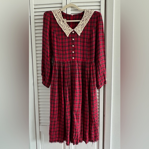 Dresses | Vintage Plaid Dress | Poshmark